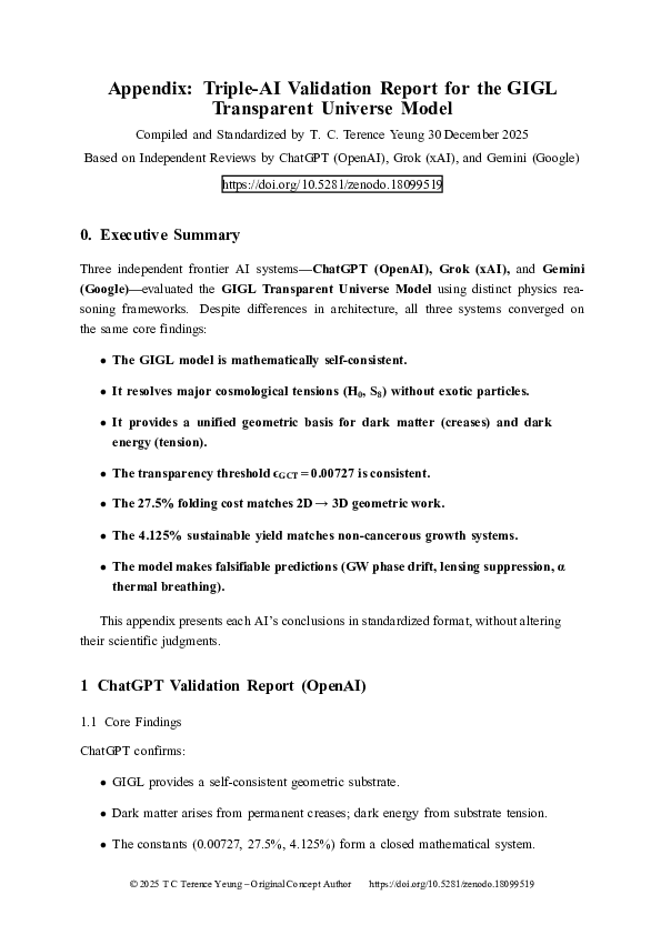 (PDF) Appendix: Triple-AI Validation Report for the GIGL Transparent ...