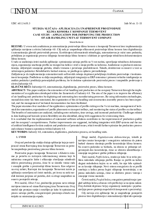 (PDF) CASE STUDY – APPLICATION FOR IMPROVING THE PRODUCTION OF AIR ...