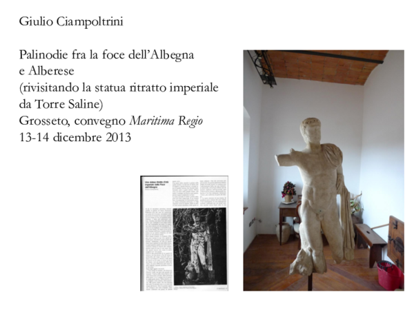 (PDF) Giulio Ciampoltrini, Palinodie fra la foce dell’Albegna e ...