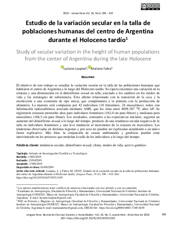 (PDF) Study of secular variation in the height of human populations ...