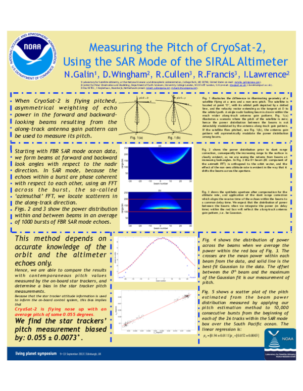 (PDF) Measuring the Pitch of CryoSat-2 Using the SAR Mode of the SIRAL ...