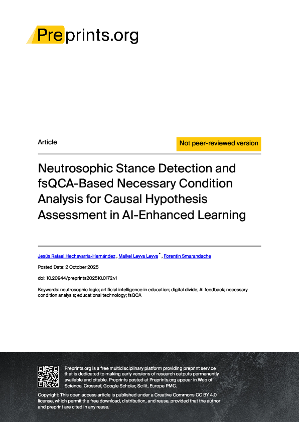 (PDF) Neutrosophic Stance Detection and fsQCA-Based Necessary Condition ...