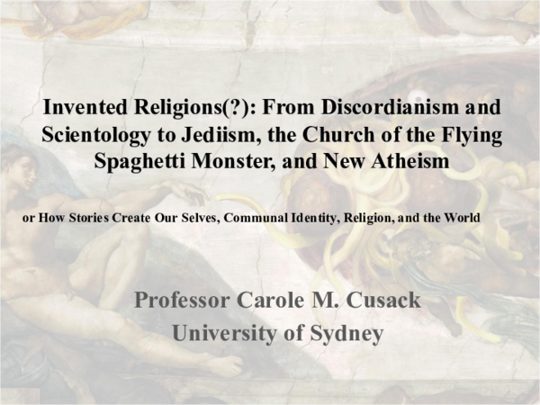 (PDF) Invented Religions(?): From Discordianism and Scientology to ...