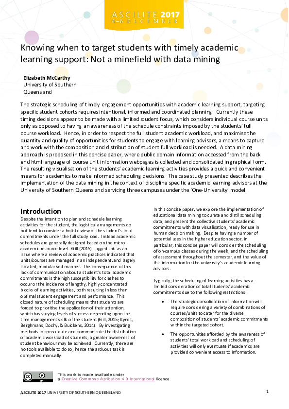 (PDF) Knowing when to target students with timely academic learning ...