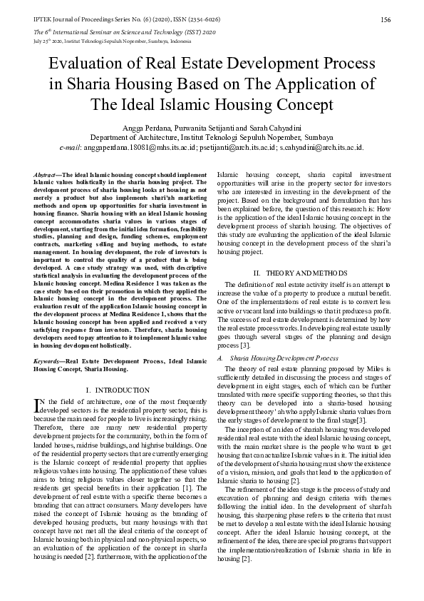 (PDF) Evaluation of Real Estate Development Process in Sharia Housing ...