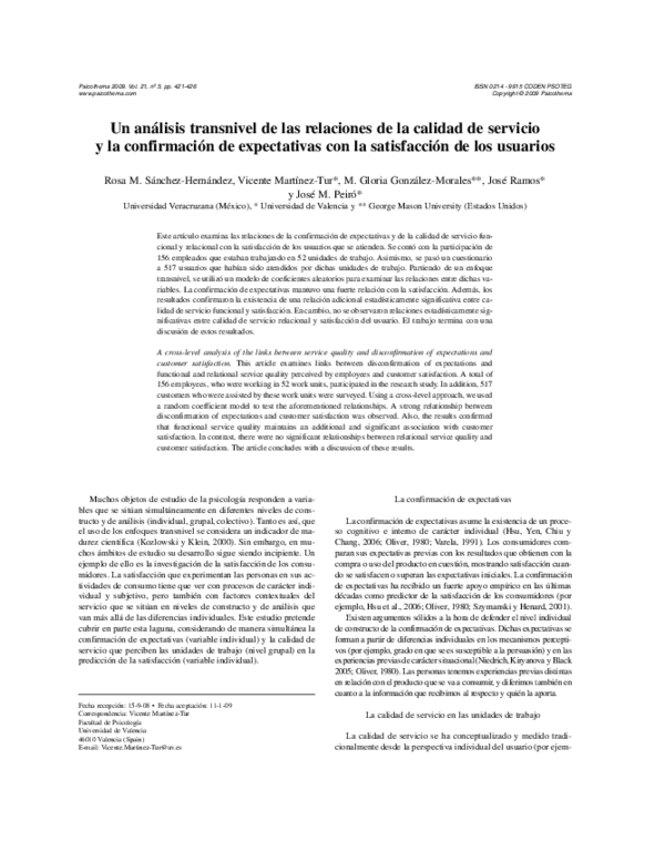 (PDF) Un análisis transnivel de las relaciones de la calidad de ...