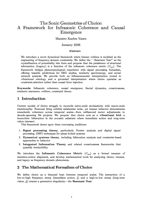 (PDF) The Sonic Geometries of Choice: A Framework for Infrasonic ...