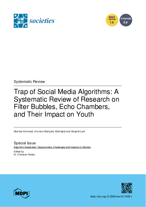 (PDF) Trap of Social Media Algorithms: A Systematic Review of Research ...