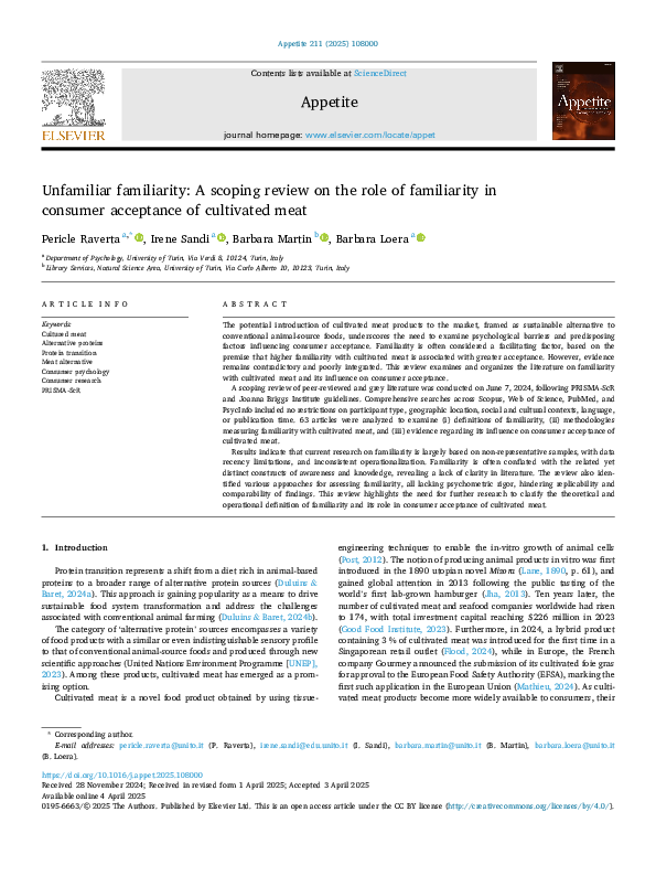 (PDF) Unfamiliar familiarity: A scoping review on the role of ...