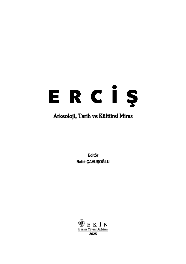 (PDF) ERKEN CUMHURIYET DONEMINDE ERCIS