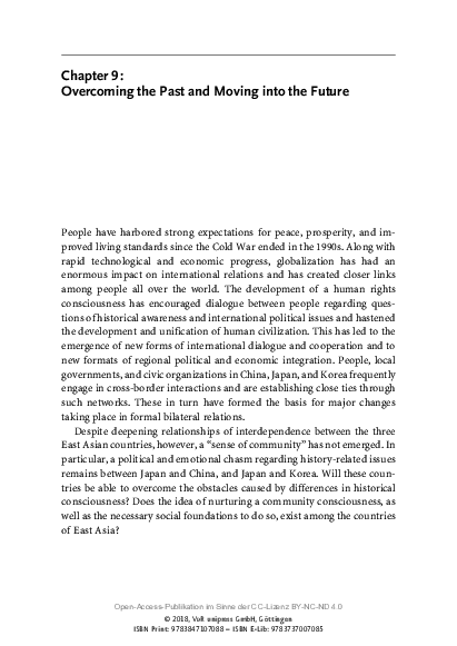 (PDF) Chapter 9: Overcoming the Past and Moving into the Future