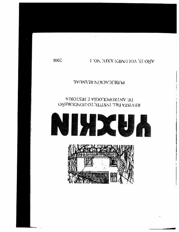 (PDF) Yarumela: Investigacion Arqueologica en el Sitio y su Lugar ...