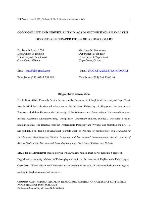 how long does it take to write a conference paper