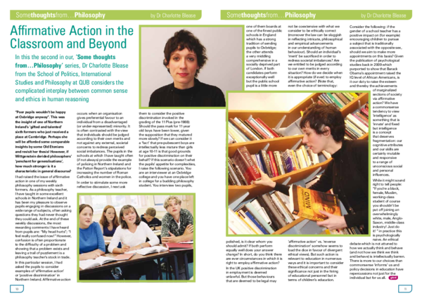 (PDF) Affirmative Action in the Classroom and Beyond