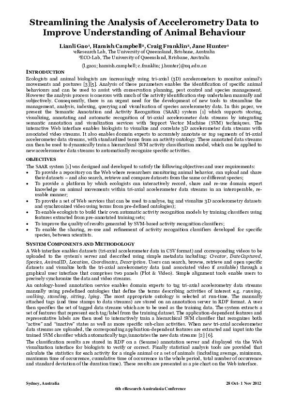 (PDF) Streamlining the analysis of accelerometry data to improve ...