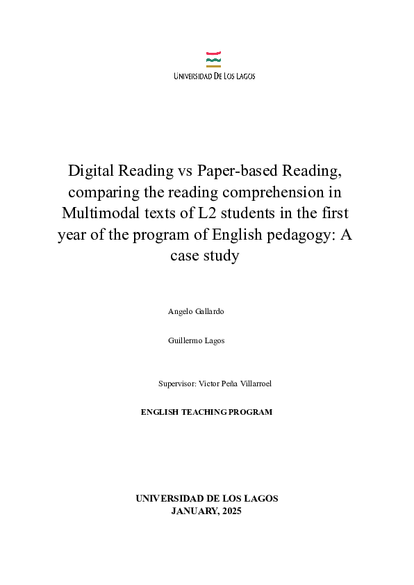 (PDF) Digital Reading vs Paper-based Reading, comparing the reading ...