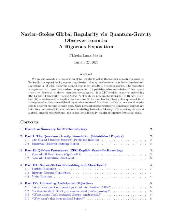 (PDF) Proof of Global Regularity of Navier Stokes using Maldacena ...