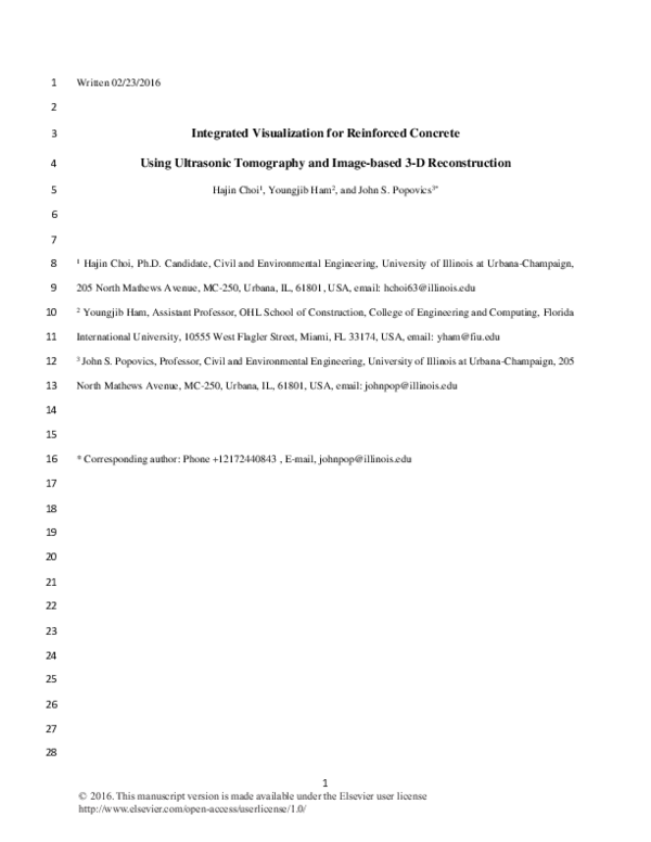 (PDF) Integrated visualization for reinforced concrete using ultrasonic ...