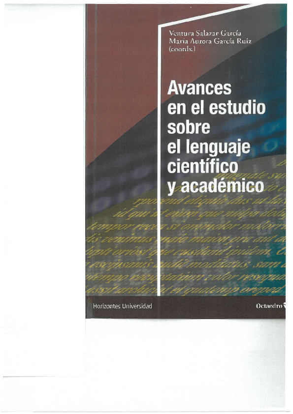 (PDF) Quirosa García, María Victoria y Luque Rodrigo, Laura. La ...