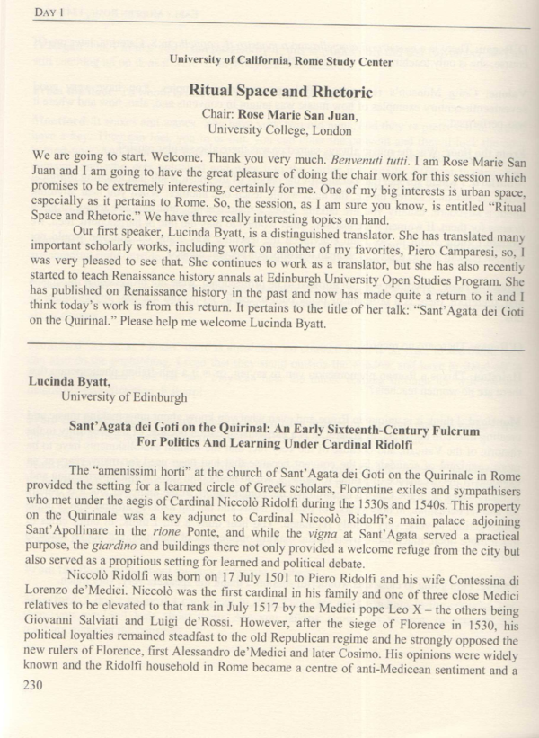 (PDF) Sant'Agata dei Goti on the Quirinal: An Early Sixteenth-Century ...