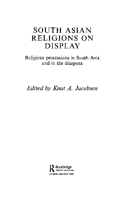 (PDF) South Asian Religions on Display