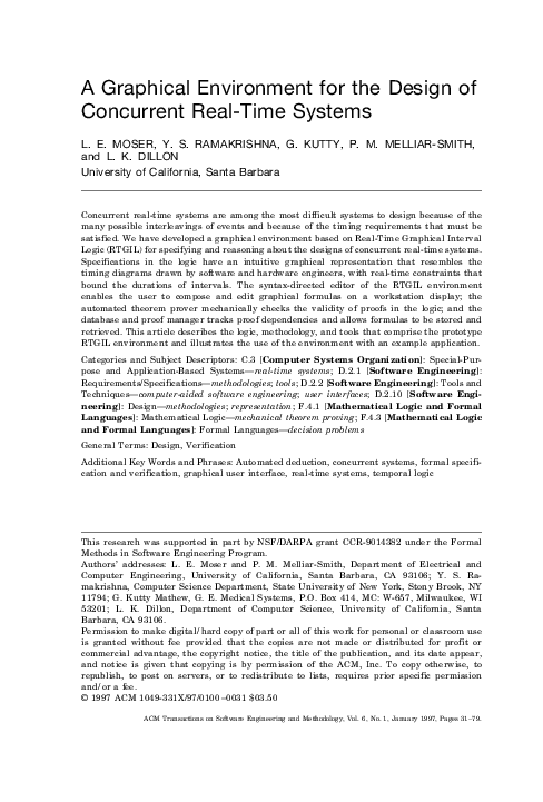 (PDF) A graphical environment for the design of concurrent real-time ...