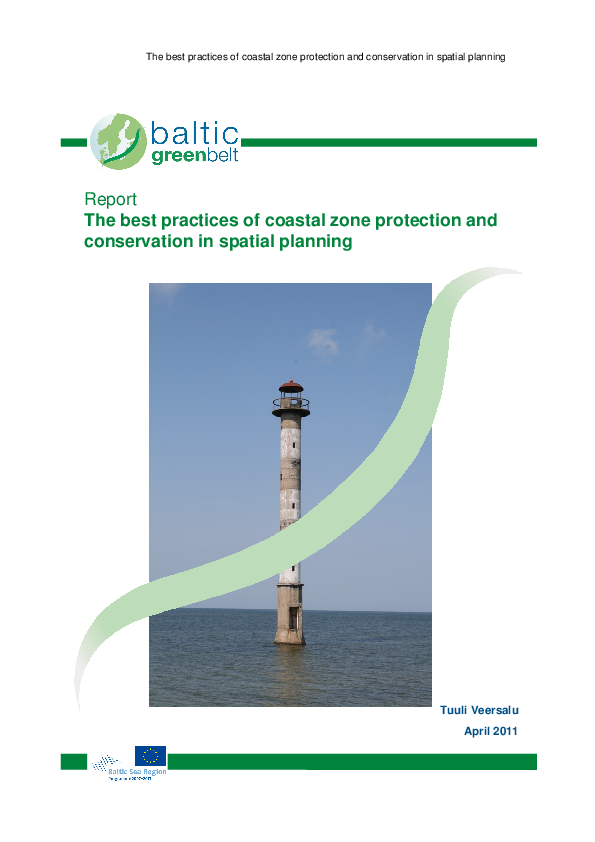 (PDF) The best practices of coastal zone protection and conservation in ...