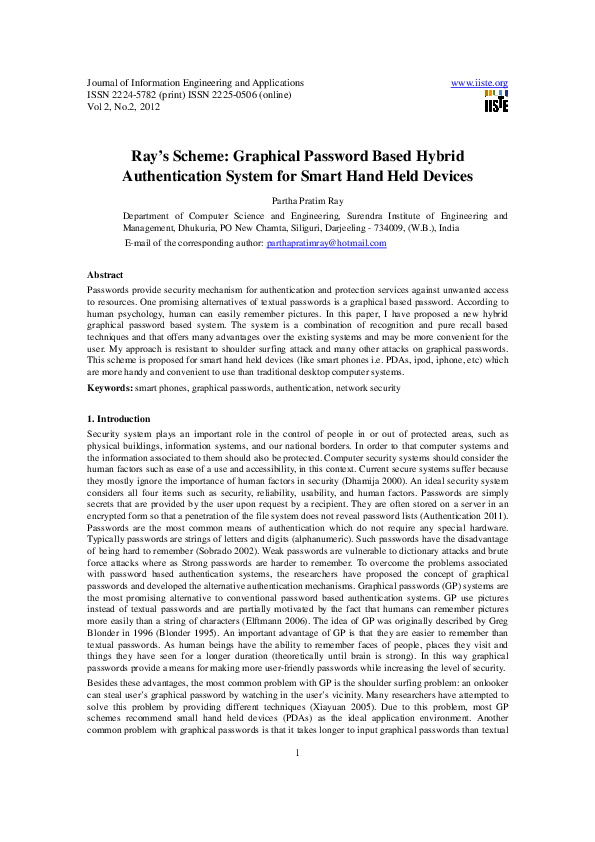 (PDF) 11.Graphical Password Based Hybrid Authentication System for Smart Hand Held Devices