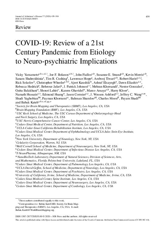 (PDF) COVID-19: Review of a 21st Century Pandemic from Etiology to ...