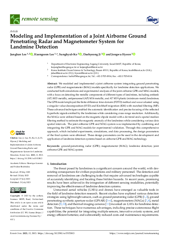 (PDF) Modeling and Implementation of a Joint Airborne Ground ...