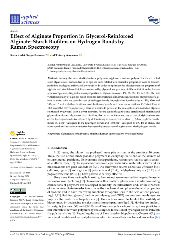 (PDF) Effect of Alginate Proportion in Glycerol-Reinforced Alginate ...