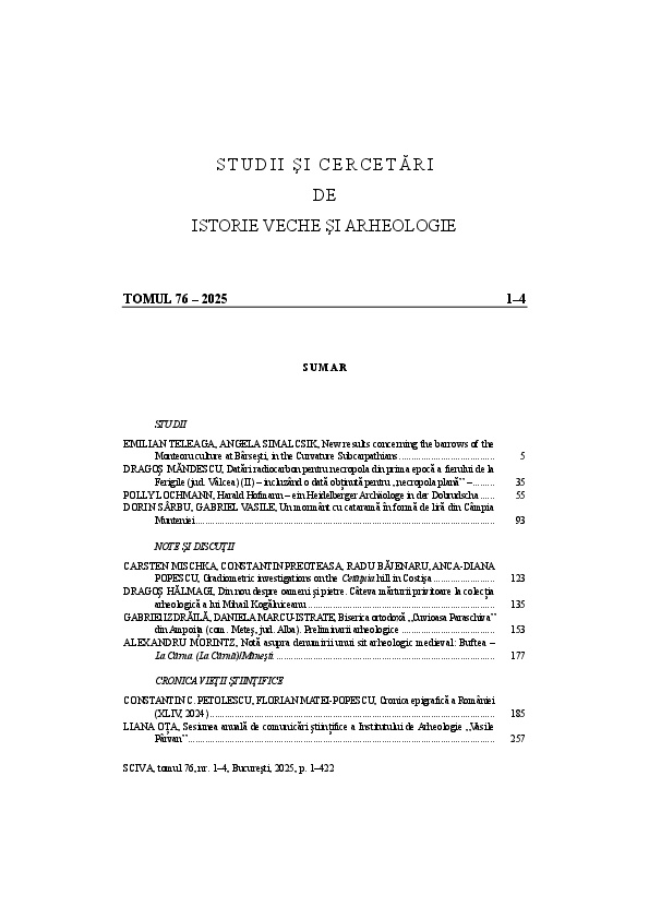 (PDF) Constantin C. Petolescu, Florian Matei-Popescu, Cronica ...