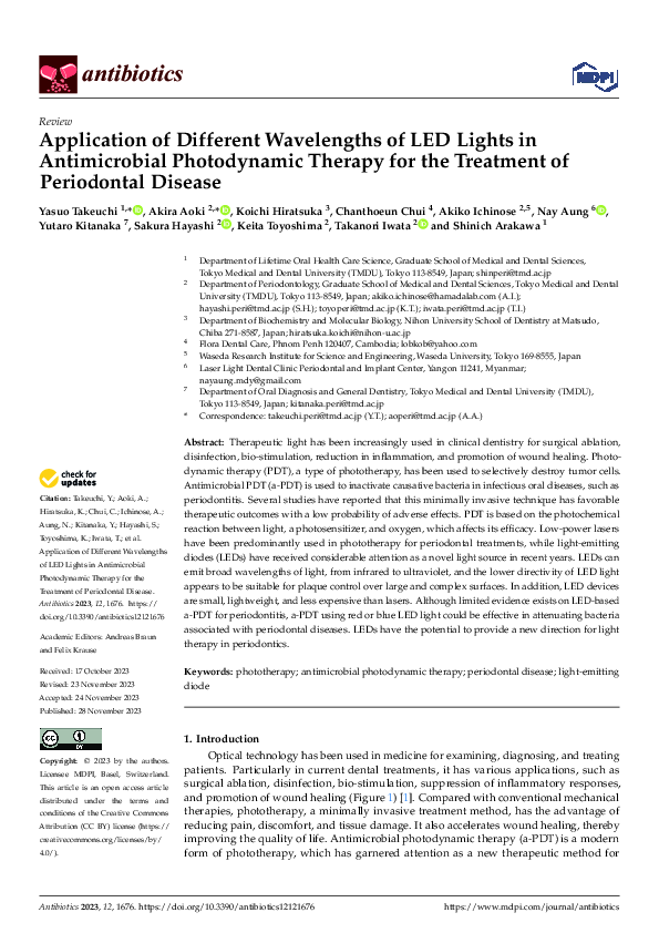 (PDF) Application of Different Wavelengths of LED Lights in ...