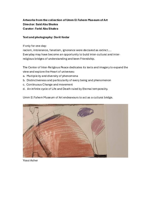 (PDF) Artworks from the collection of Umm El Fahem Museum of Art
