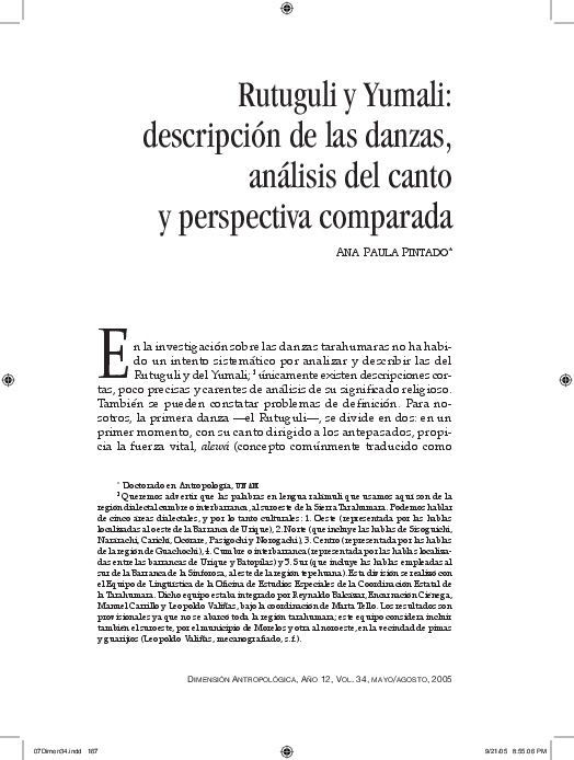 (PDF) Rutuguli y Yumali: descripción de las danzas, análisis del canto ...