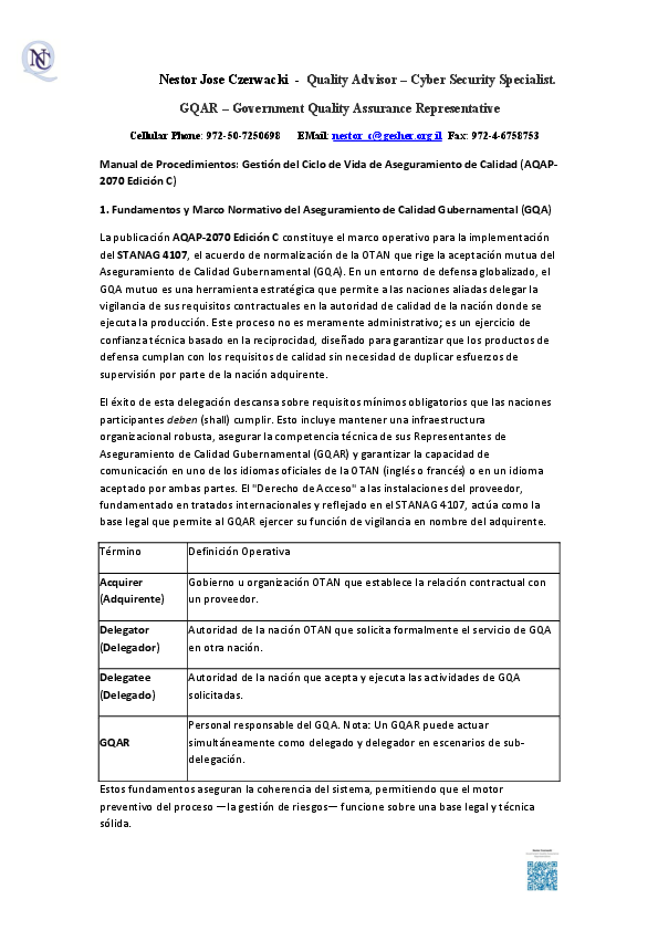 (PDF) AQAP 2070 - Manual de Procedimiento