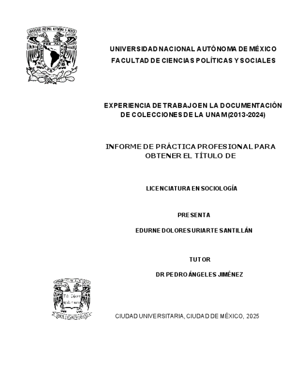 (PDF) Experiencia de trabajo en la documentación de colecciones de la ...