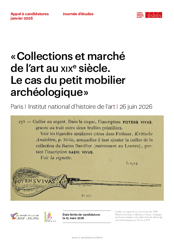 (PDF) Appel à communications : "Collections et marché de l’art au XIXe ...