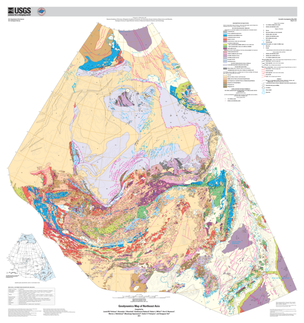 (PDF) Geodynamics map of northeast Asia