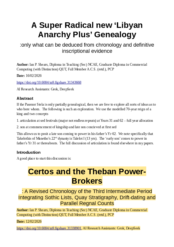 (PDF) A Super Radical new 'Libyan Anarchy Plus' Genealogy :only what ...