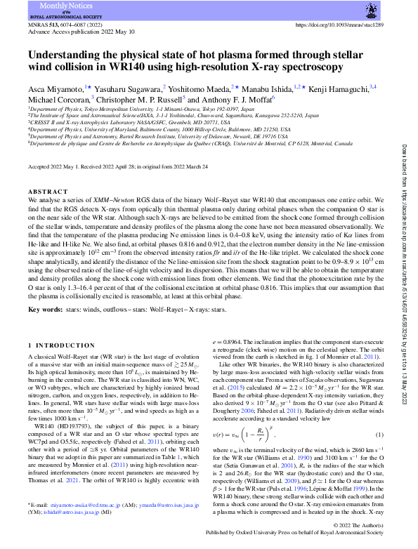 (PDF) Understanding the physical state of hot plasma formed through ...