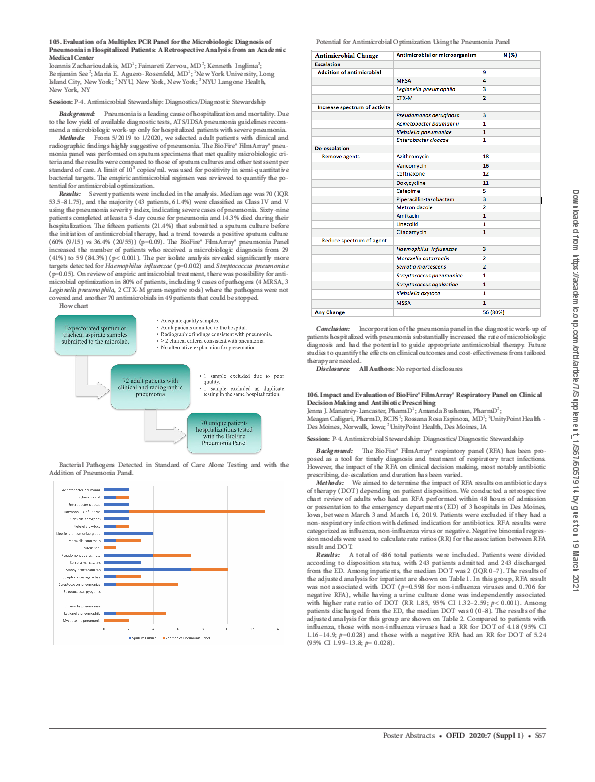 (PDF) 106. Impact and Evaluation of BioFire® FilmArray® Respiratory ...