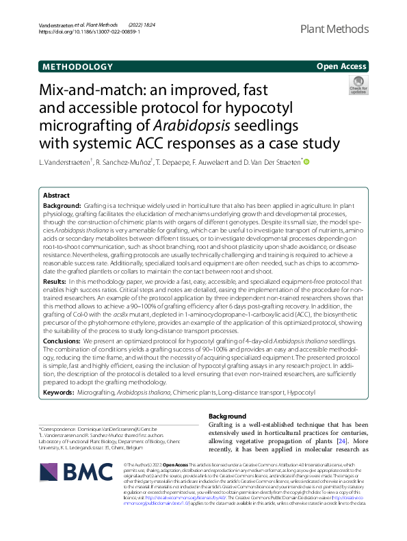 (PDF) Mix-and-match: an improved, fast and accessible protocol for ...