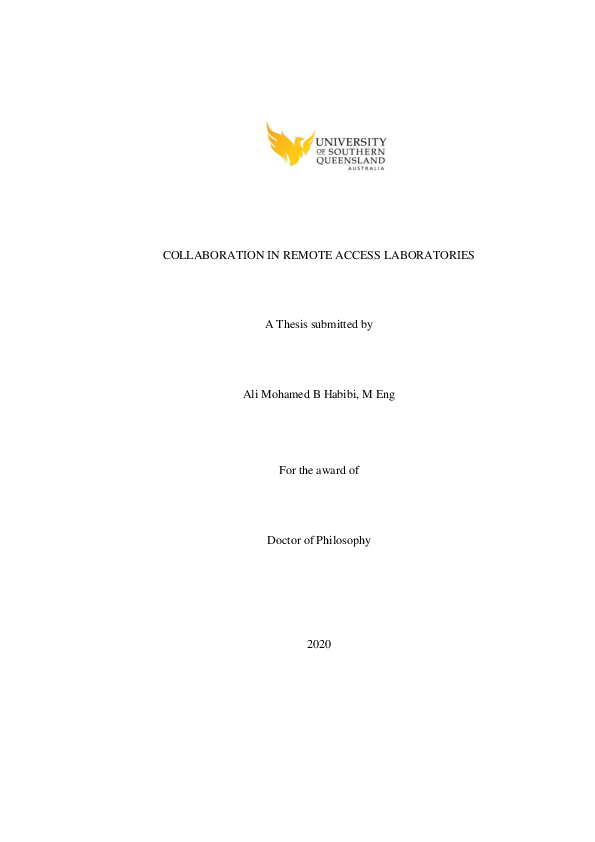 (PDF) Collaboration in remote access laboratories