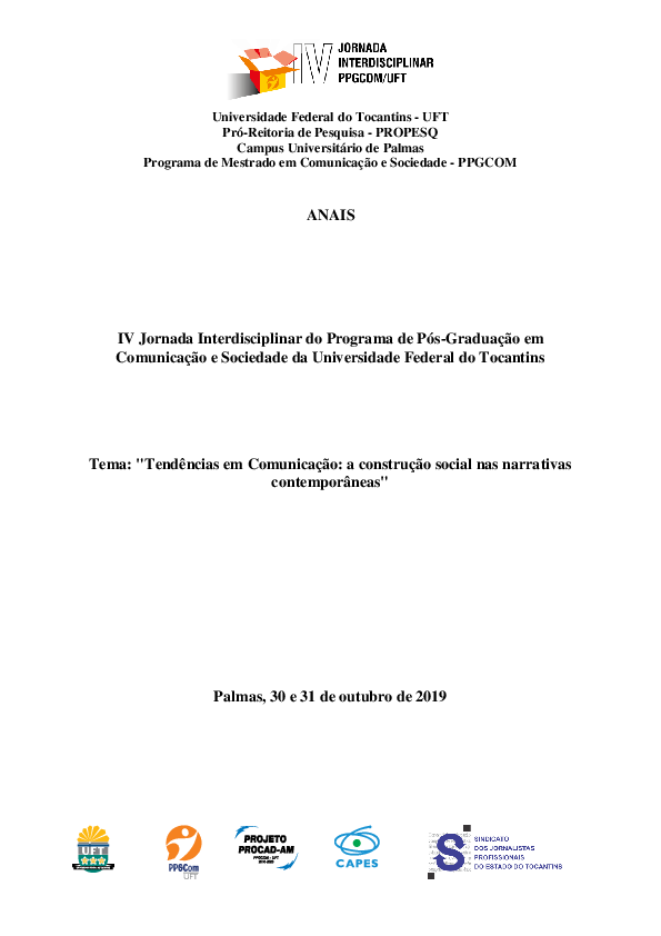 (PDF) IV Jornada Interdisciplinar do Programa de Pós-Graduação em ...
