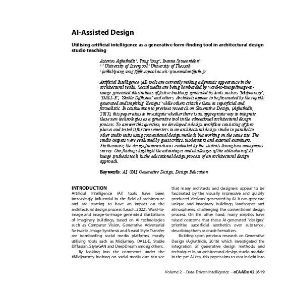 (PDF) AI-Assisted Design Utilising artificial intelligence as a ...