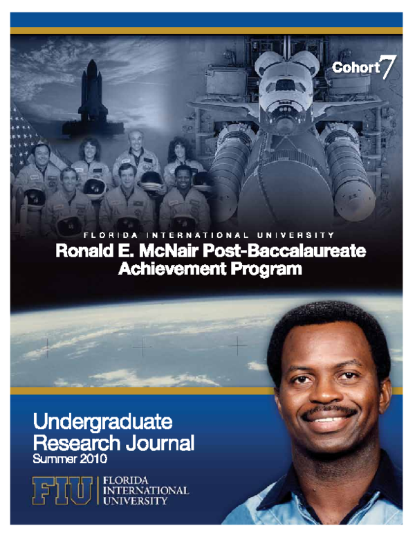 (PDF) McNair Postbaccalaureate Achievement Program