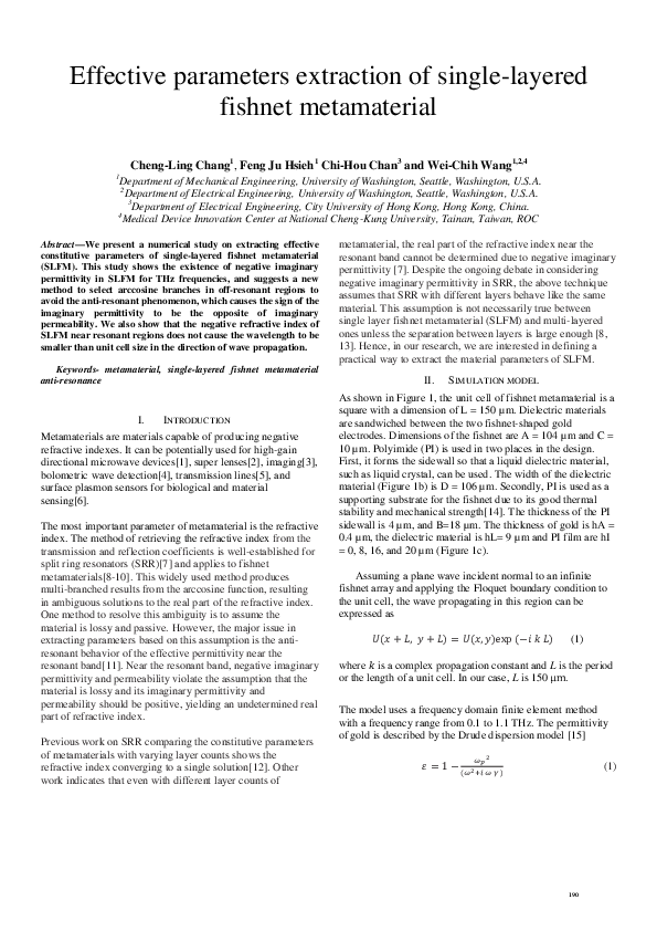 Keyword Indexing Parameters