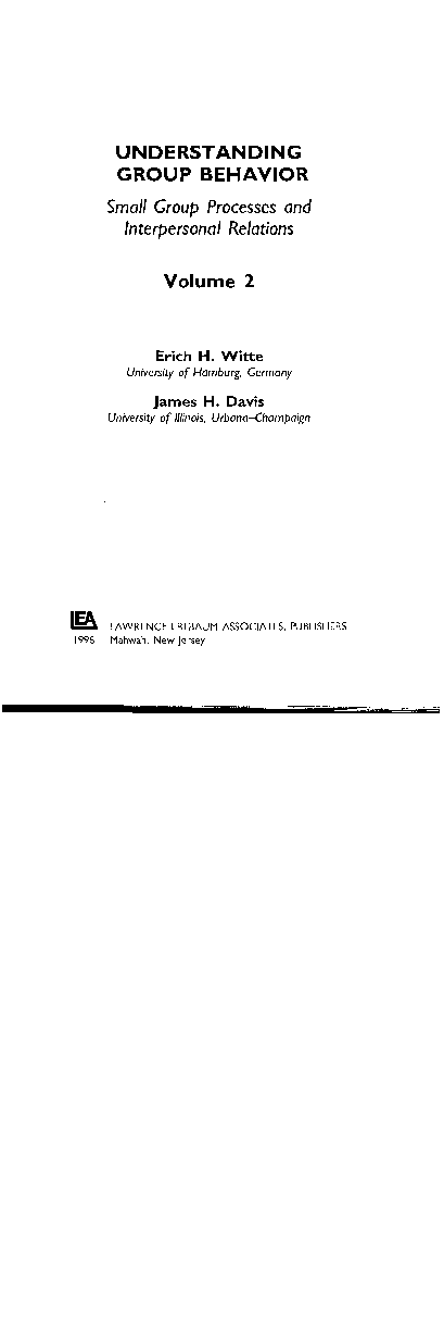 (PDF) A Behavioral Interaction Model: Towards an integrative ...