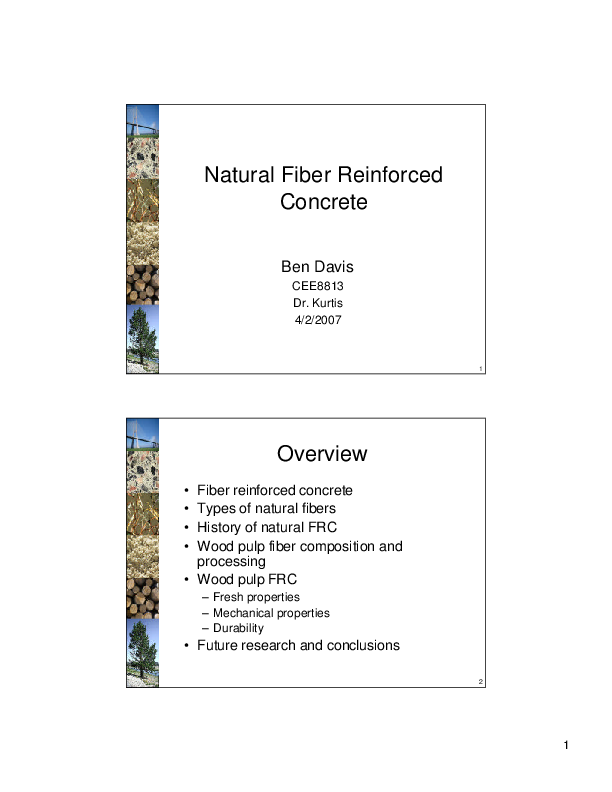 (PDF) Natural Fiber Reinforced Concrete
